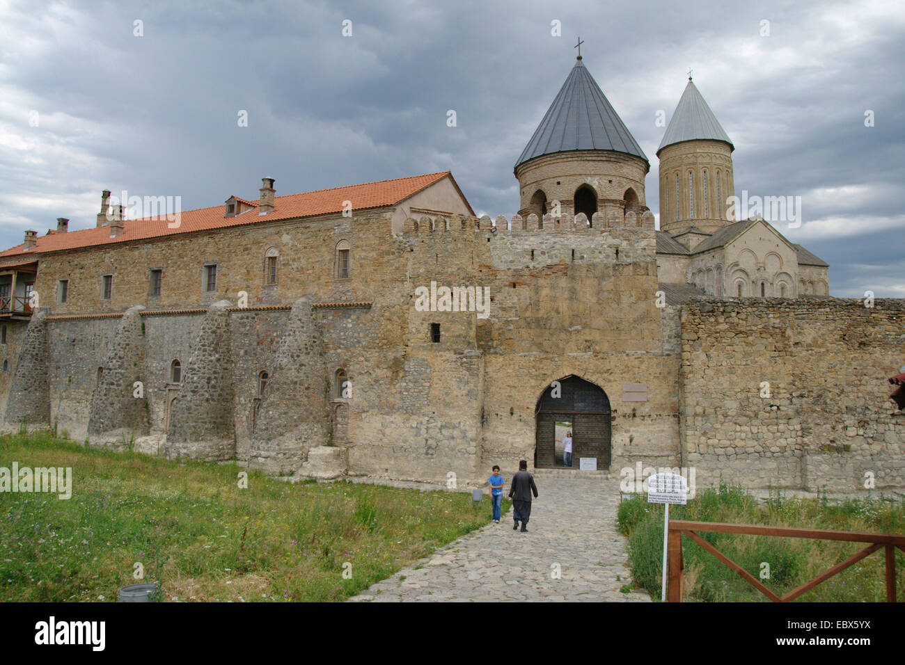 Alaverdi Monastery with Alaverdi Cathedral, Georgia, Alaverdi Stock ...