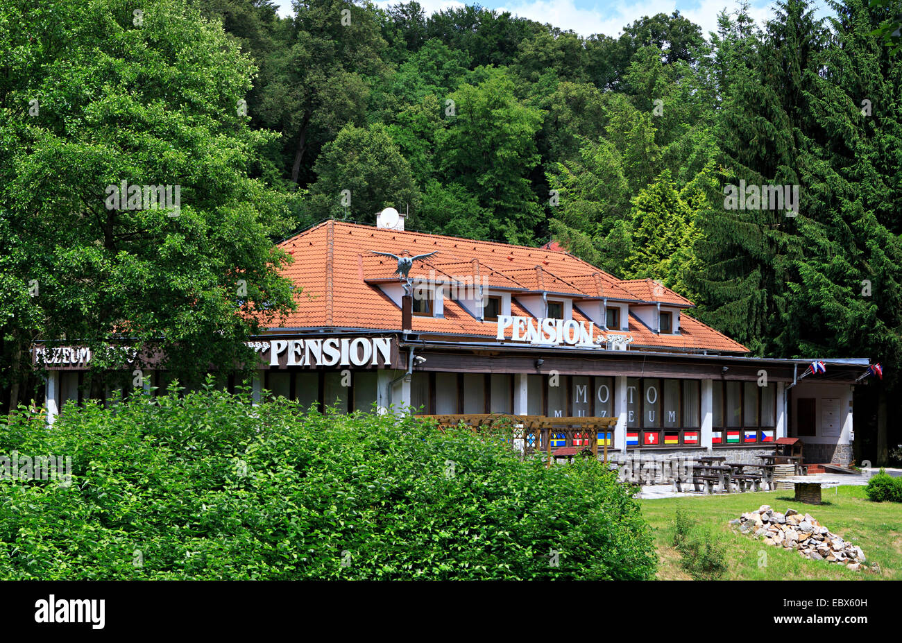 Java motorcycle museum in the Czech Republic Stock Photo - Alamy