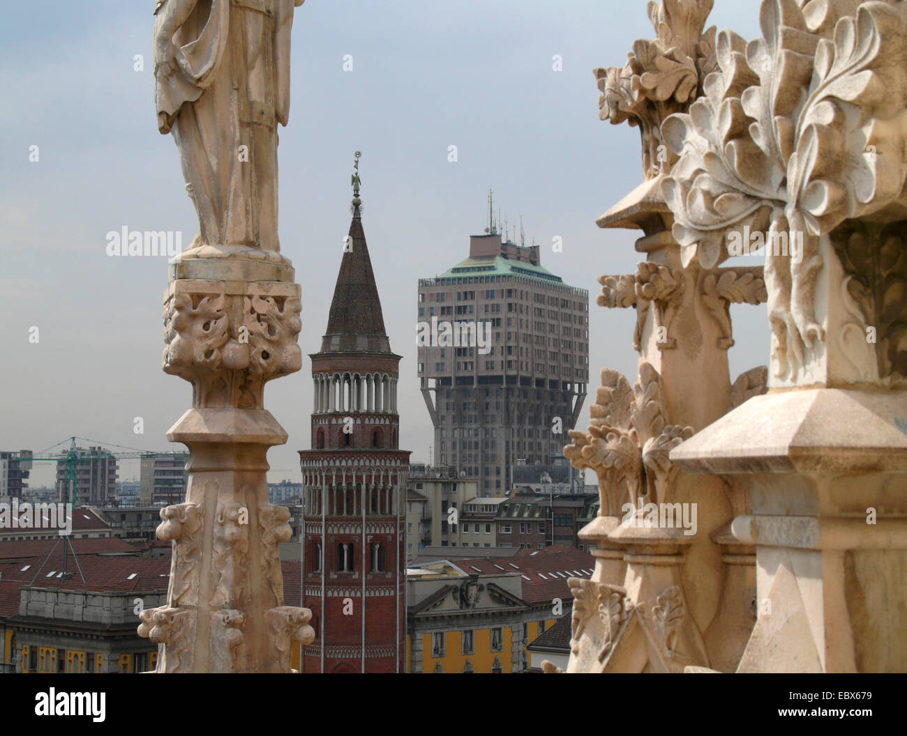 Milan italy view city from hi-res stock photography and images - Alamy