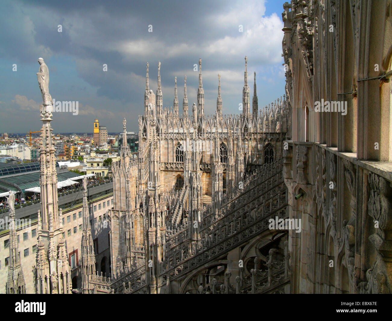 Milan italy view city from hi-res stock photography and images - Alamy