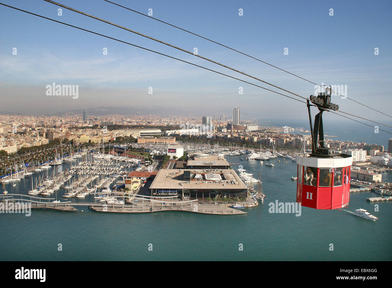 Funicular over barcelona hi-res stock photography and images - Alamy