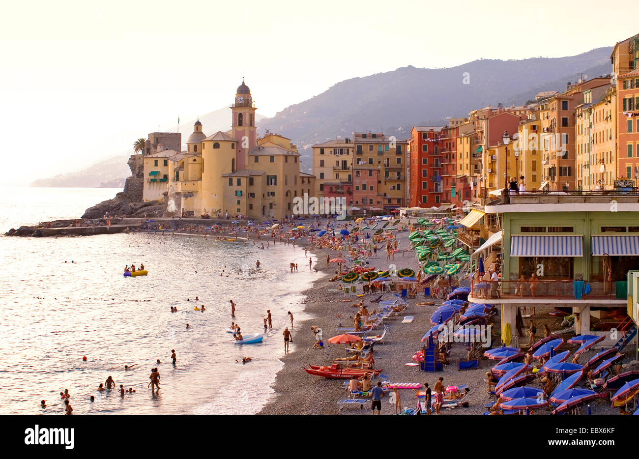 Camogli beaches hi-res stock photography and images - Alamy