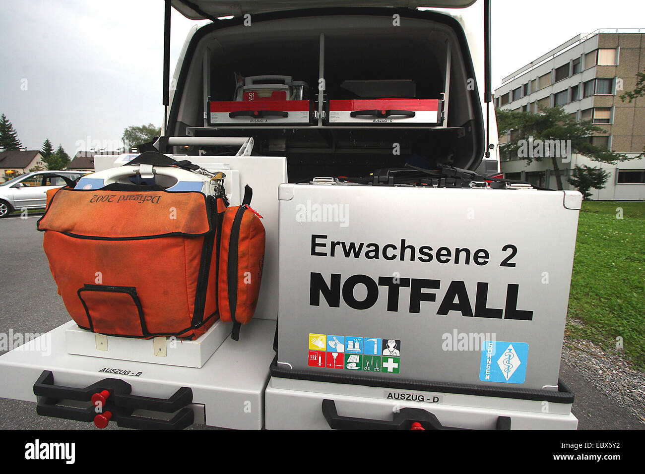 New austrian emergency car of the red cross hi-res stock photography ...