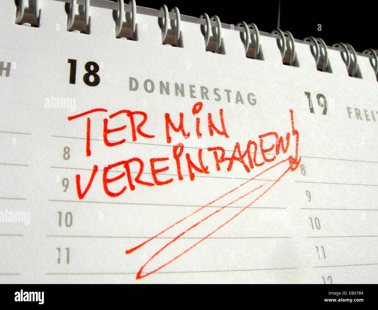 Time management symbols calendars hi-res stock photography and images ...