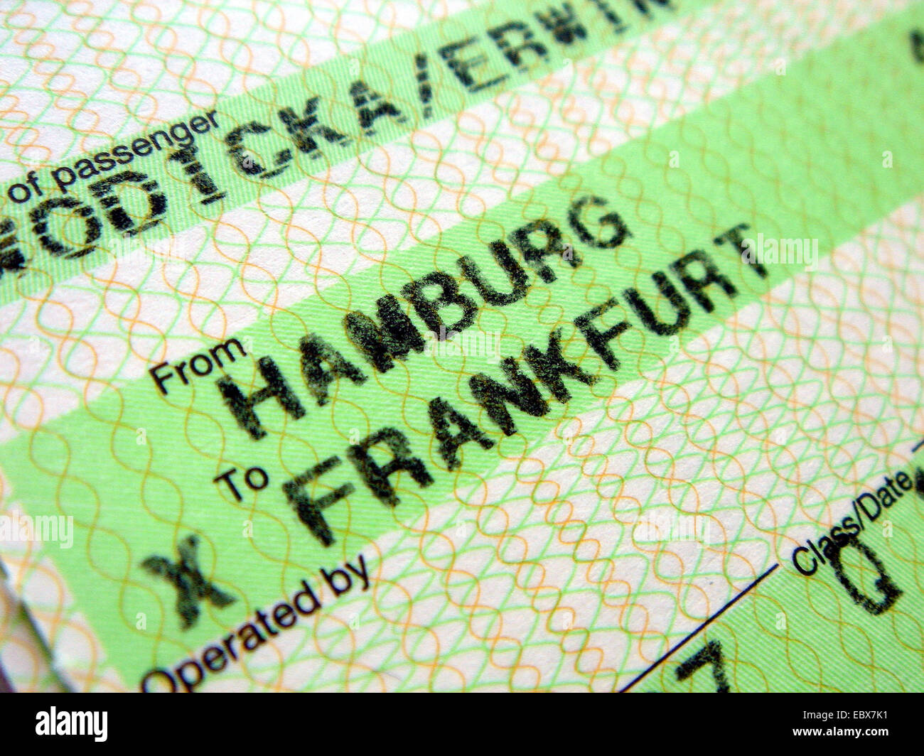 Flight ticket hi-res stock photography and images - Alamy