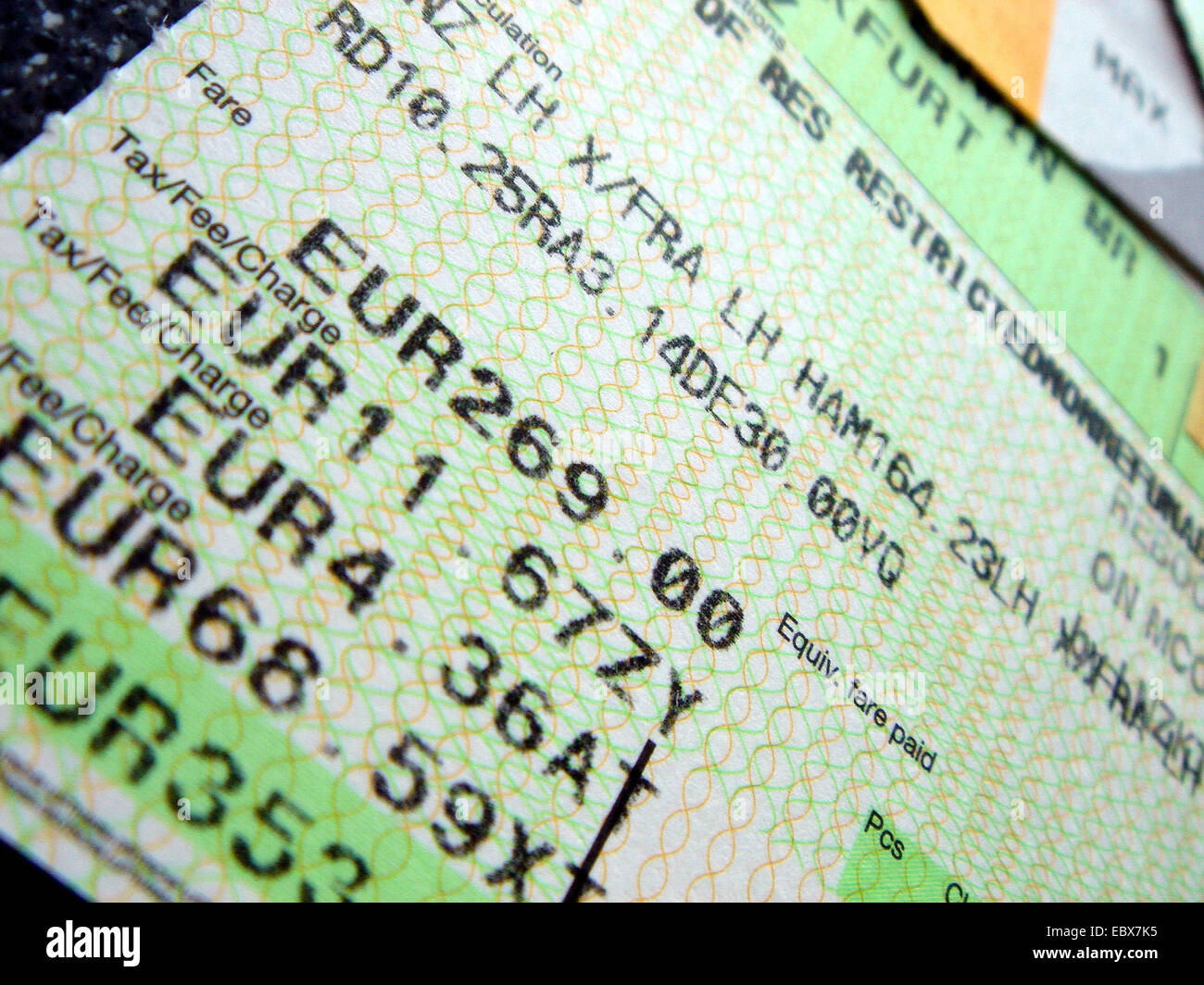 Flight ticket hi-res stock photography and images - Alamy
