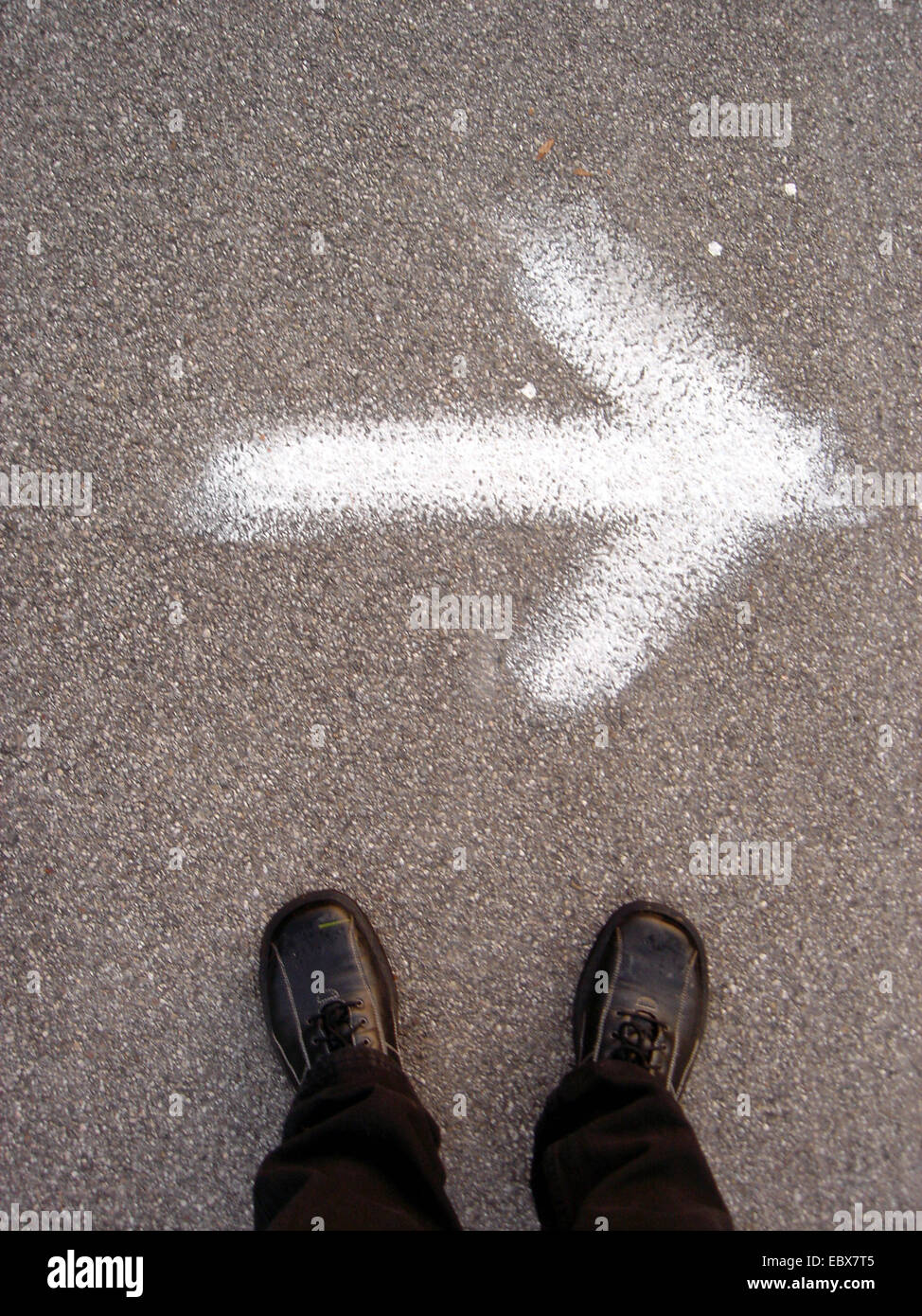 Direction arrow hi-res stock photography and images - Alamy