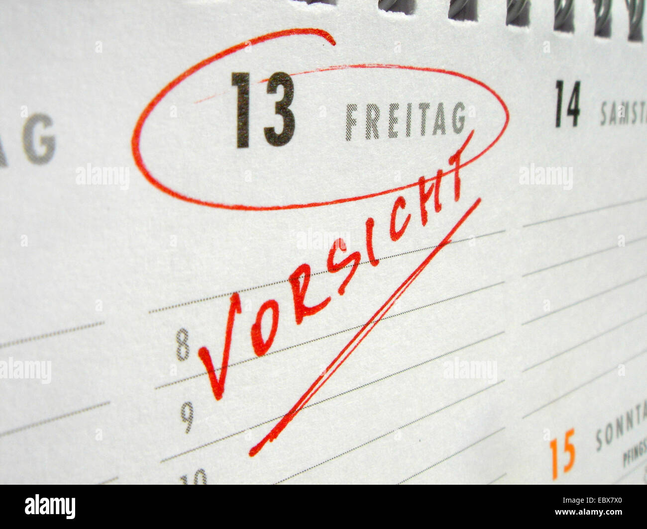 Friday 13th calendar hi-res stock photography and images - Alamy