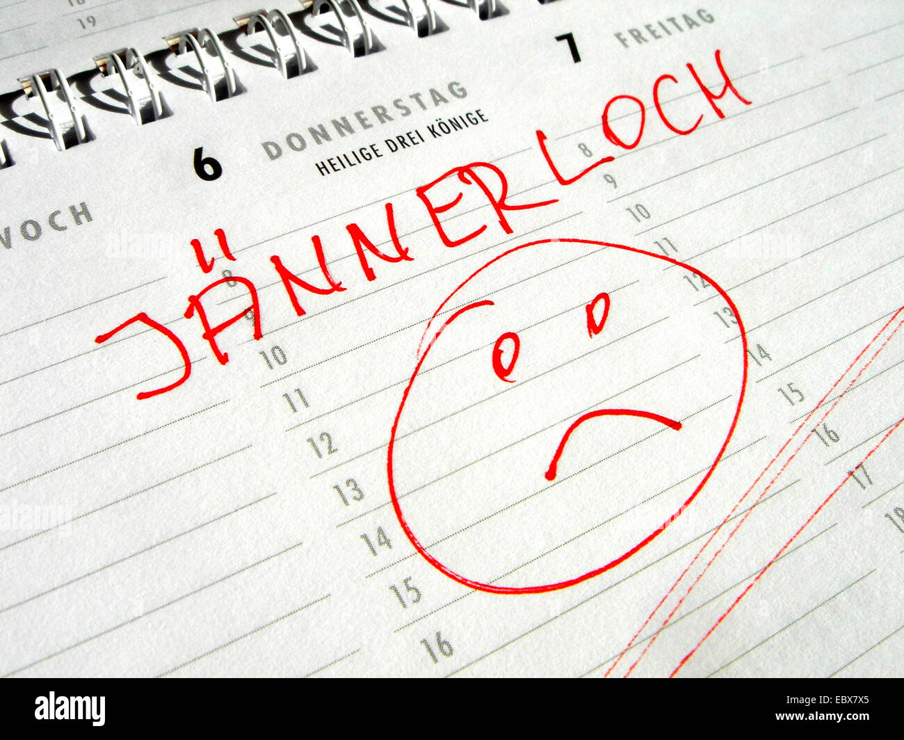 Calender january hi-res stock photography and images - Alamy