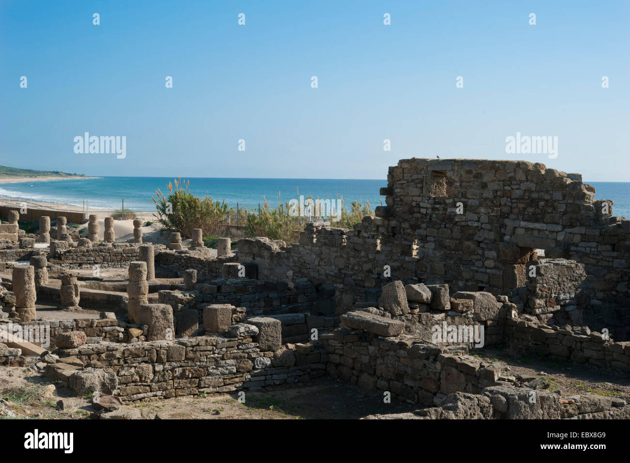 Roman ruins of Baelo Claudia, Bolonia, Andalucia, Spain Stock Photo - Alamy