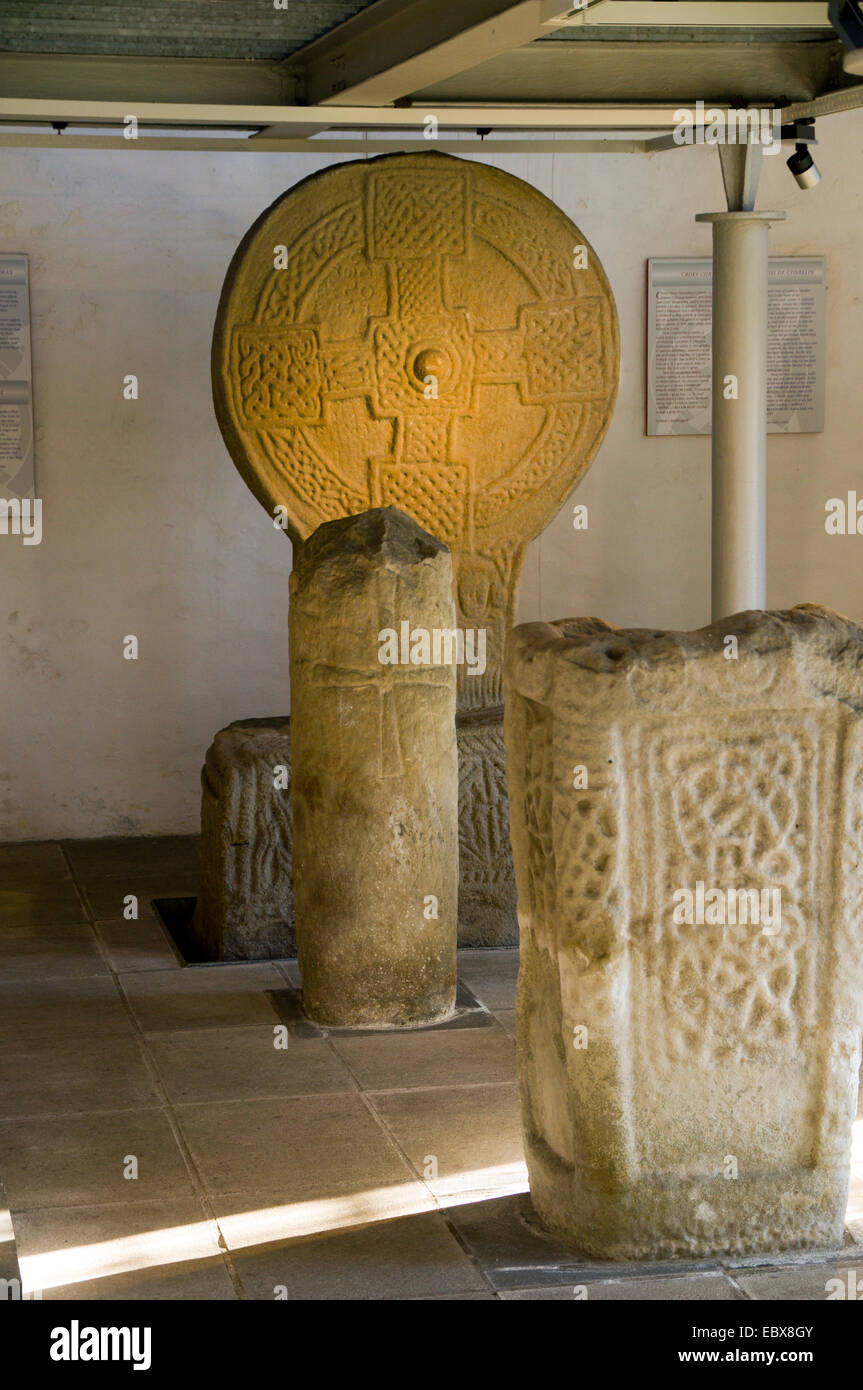 Early Christian Crosses, Margam Stones Museum, Neath Port Talbot, South ...