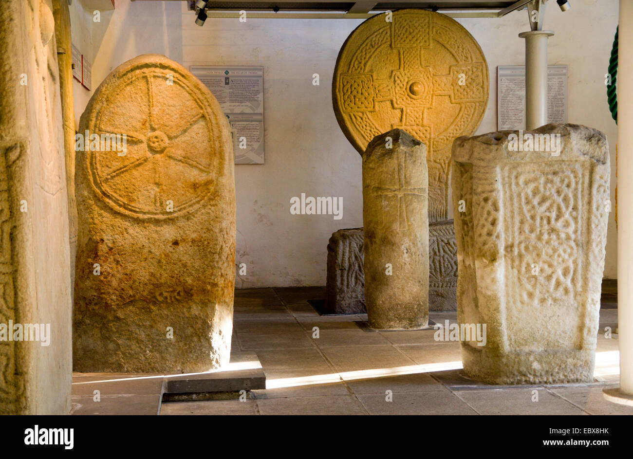 Early Christian Crosses, Margam Stones Museum, Neath Port Talbot, South ...