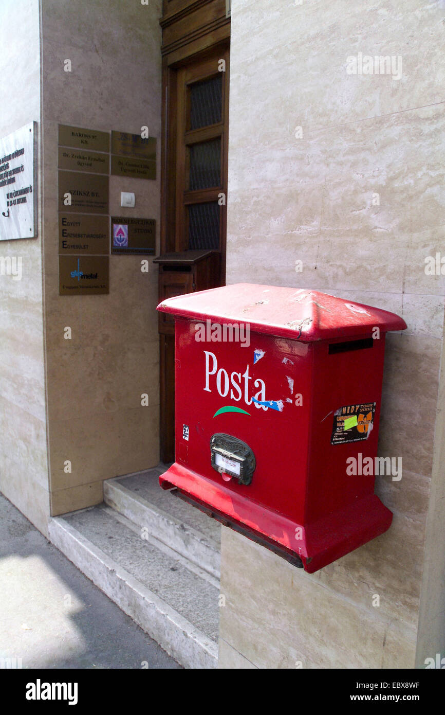 Hungarian post office box, Hungary Stock Photo - Alamy
