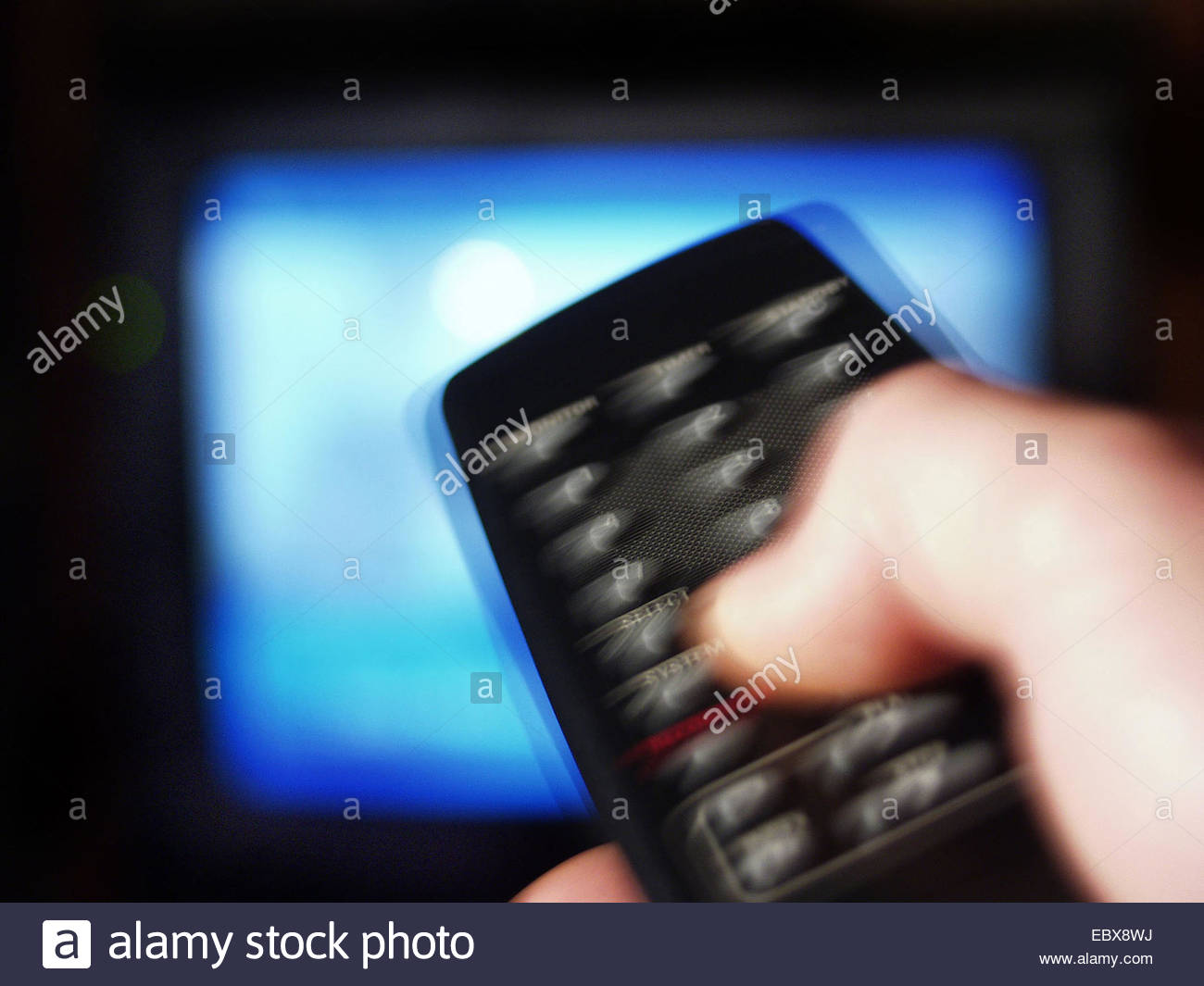 Remote Controls For Television Set High Resolution Stock Photography ...