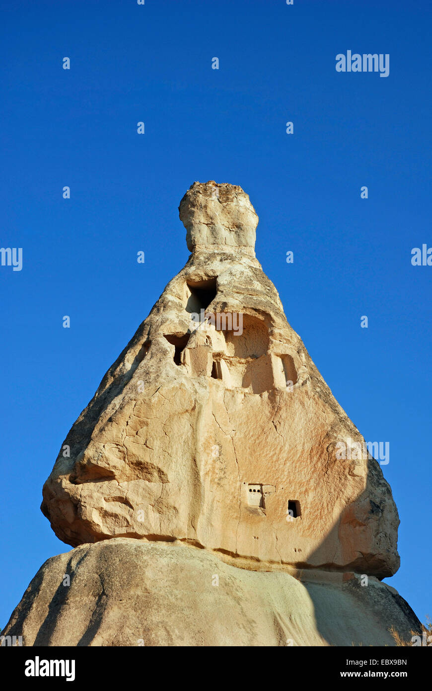 weathered and eroded tuff formation , Turkey, Anatolia, Cappadocia ...
