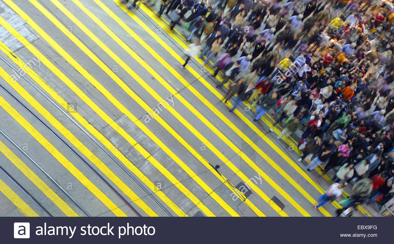 Pedestrians On Zebra Crossings High Resolution Stock Photography and ...