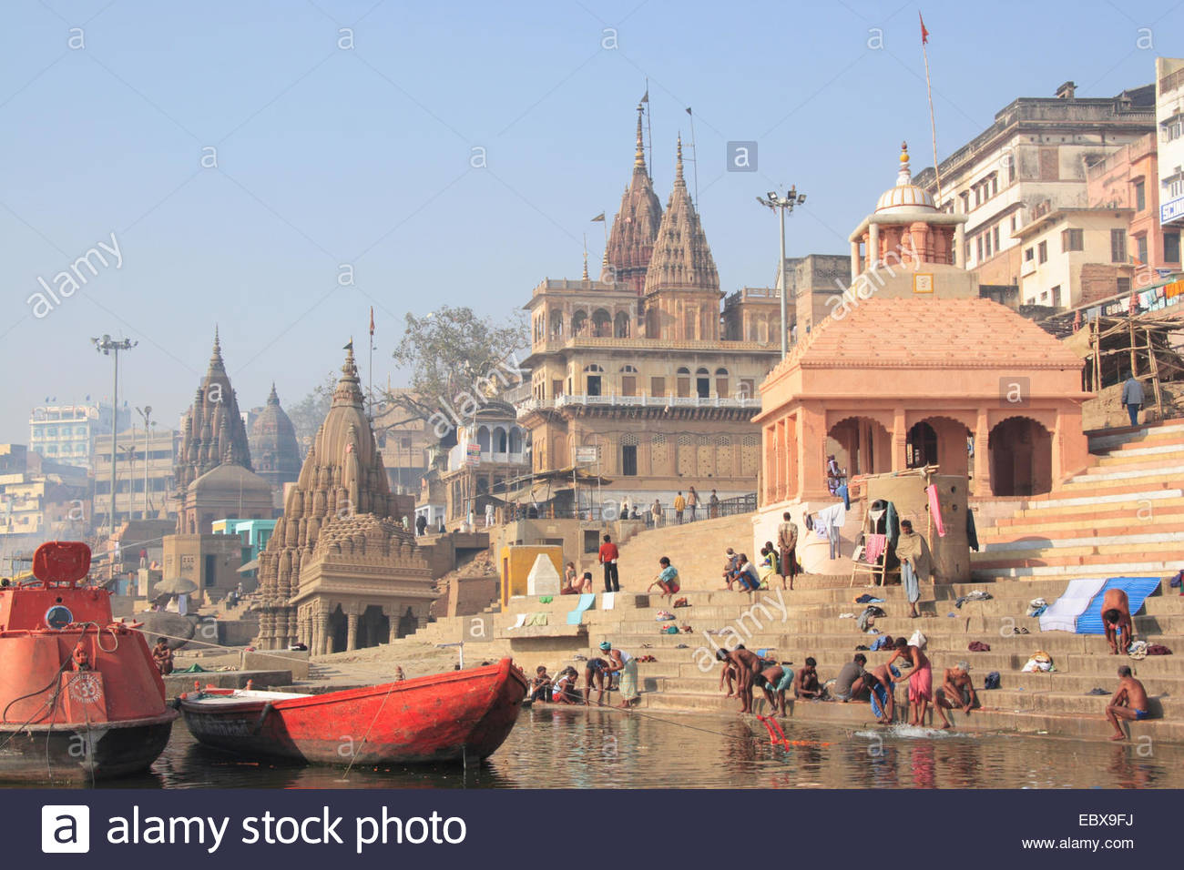 Hindus Bathing Ganges High Resolution Stock Photography and Images - Alamy