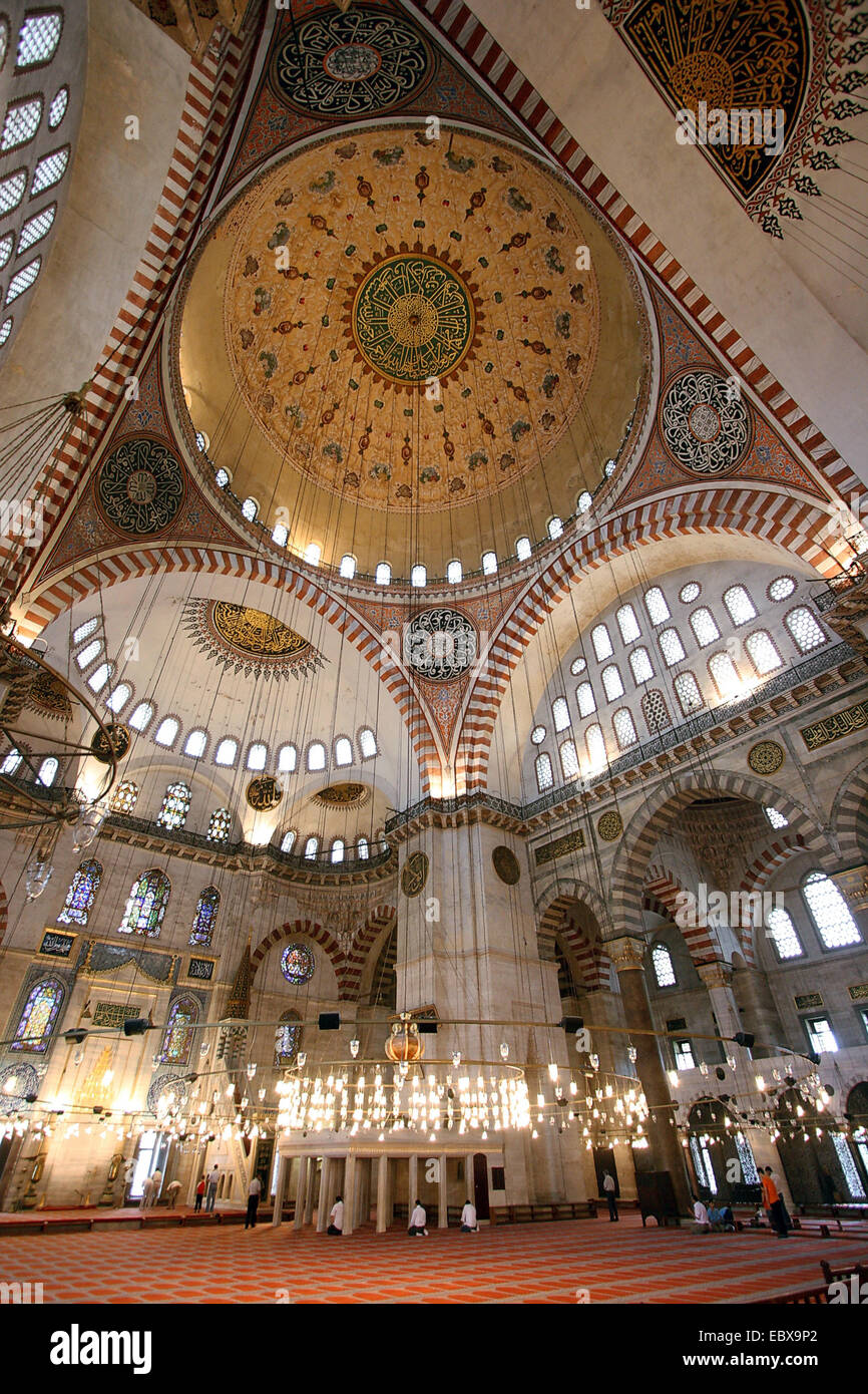 interior view of the mosque, Turkey, Istanbul Stock Photo - Alamy