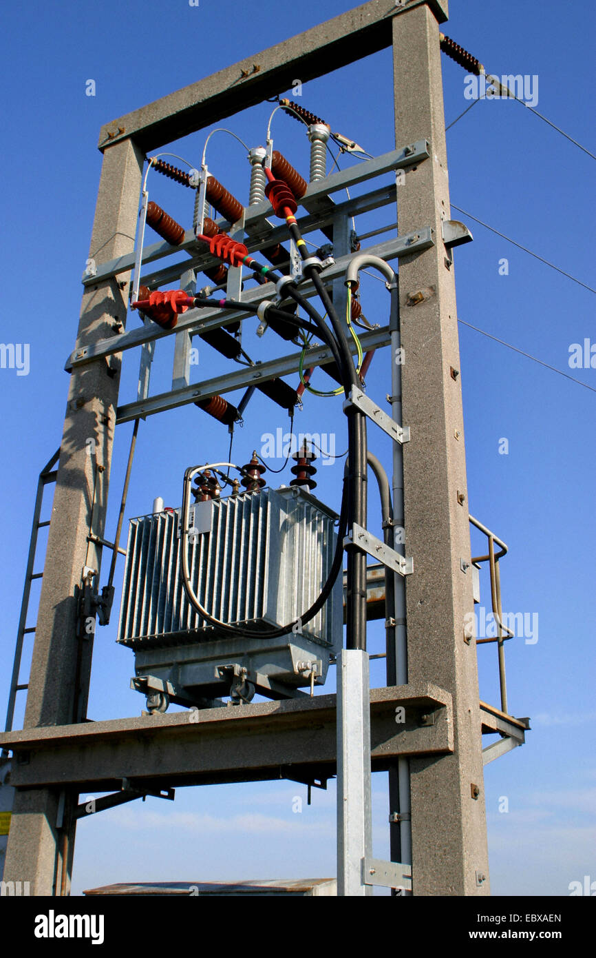 power transformation station Stock Photo - Alamy