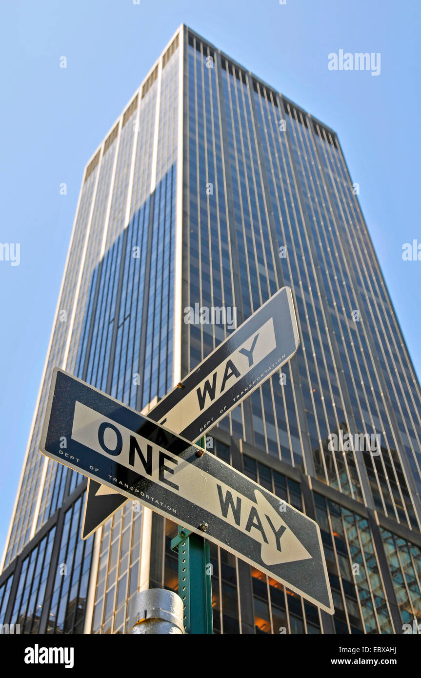 One way signs hi-res stock photography and images - Alamy