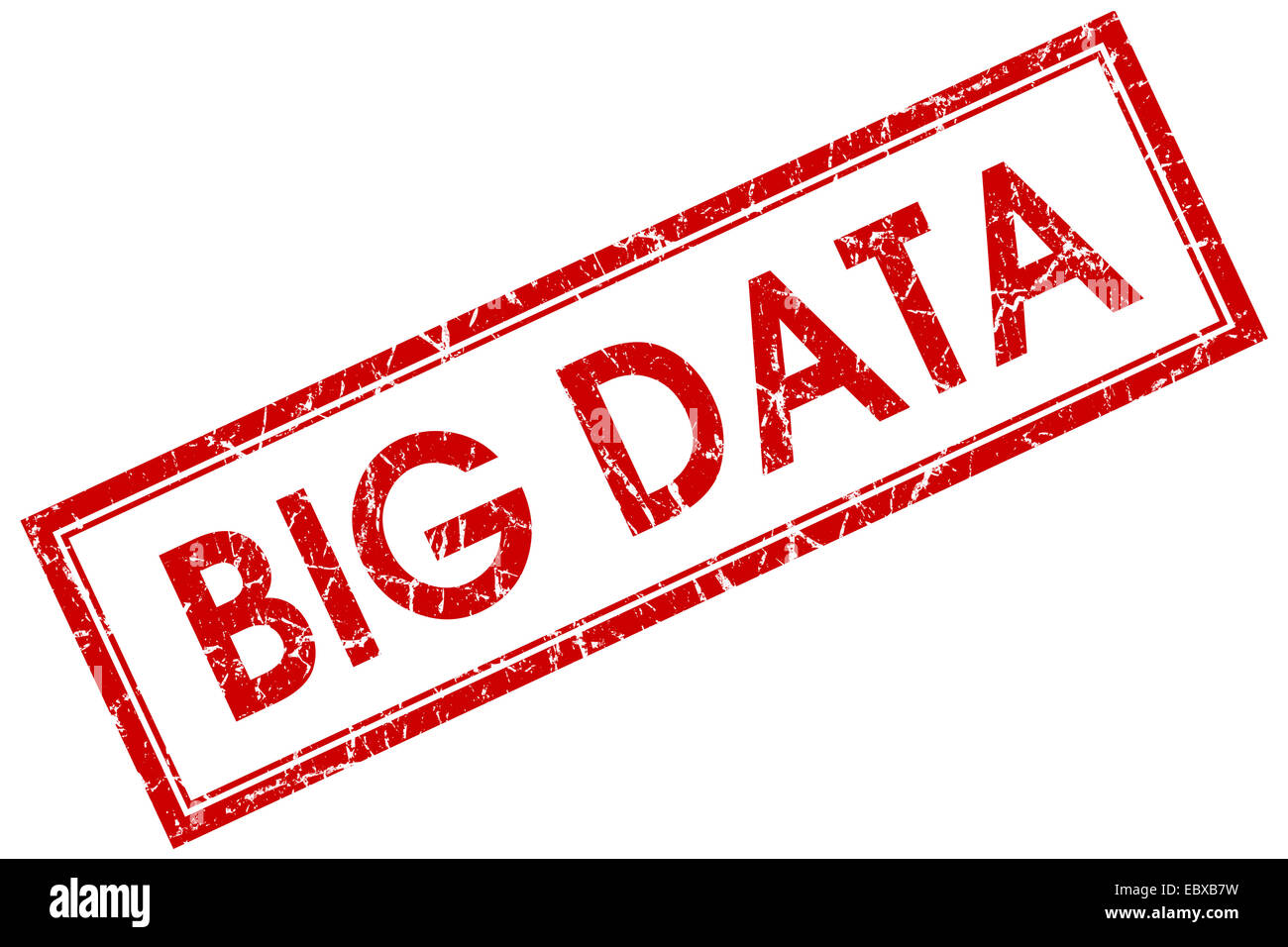 big data red square stamp isolated on white background Stock Photo - Alamy