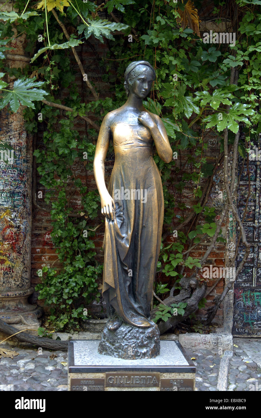 Casa Capuleti, House of Juliet, Romeo and Juliet, Italy, Verona Stock ...