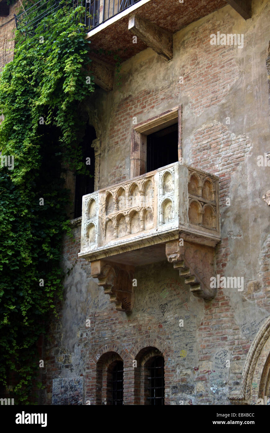 Casa Capuleti, House of Juliet, Romeo and Juliet, Italy, Verona Stock ...