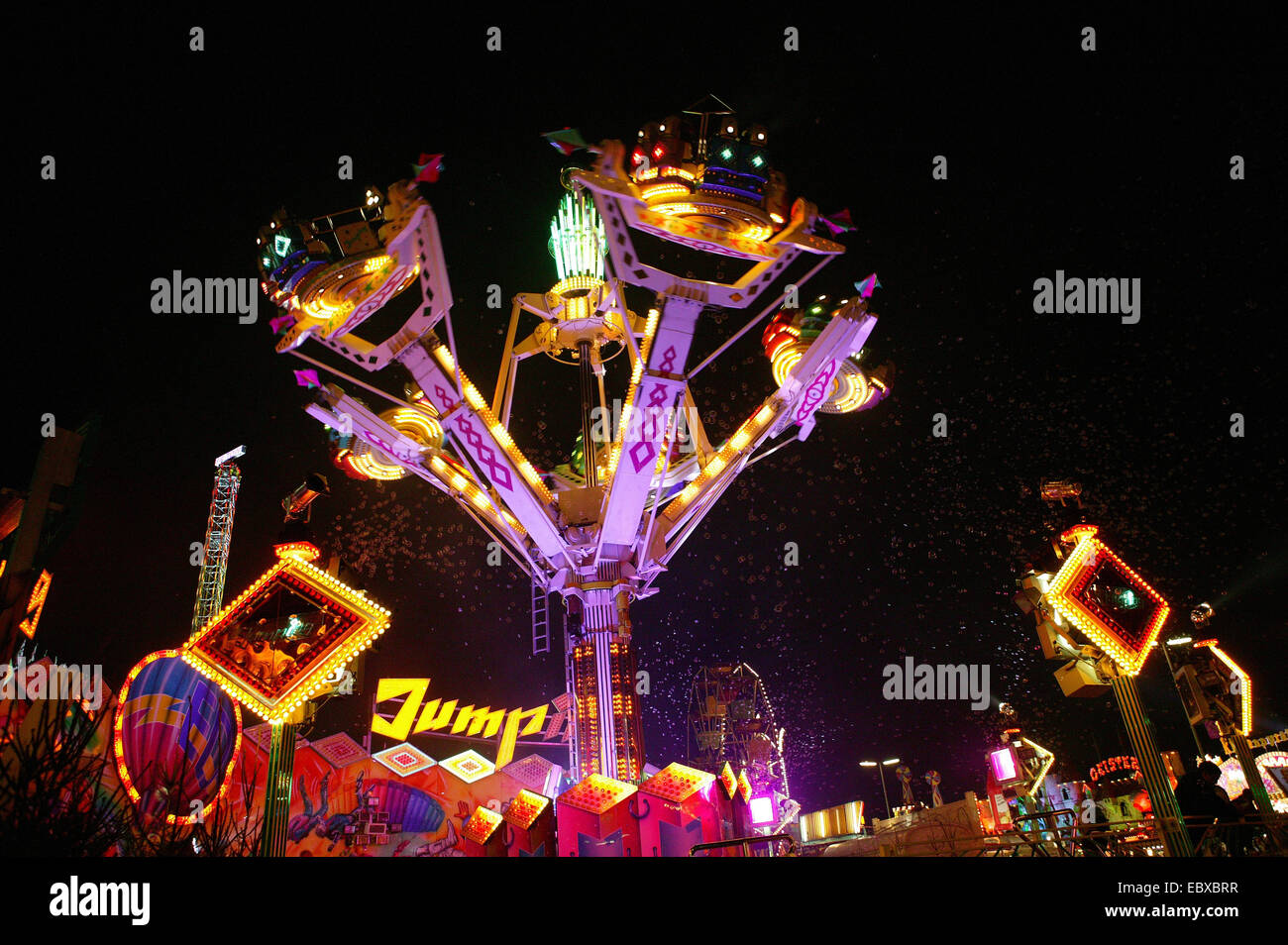 Fairground ride at the munich oktoberfest hi-res stock photography and ...
