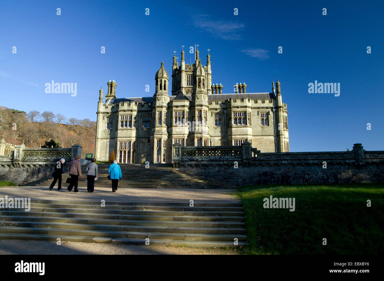 Margam Manor, Victorian Manor House, Port Talbot, South Wales Stock ...