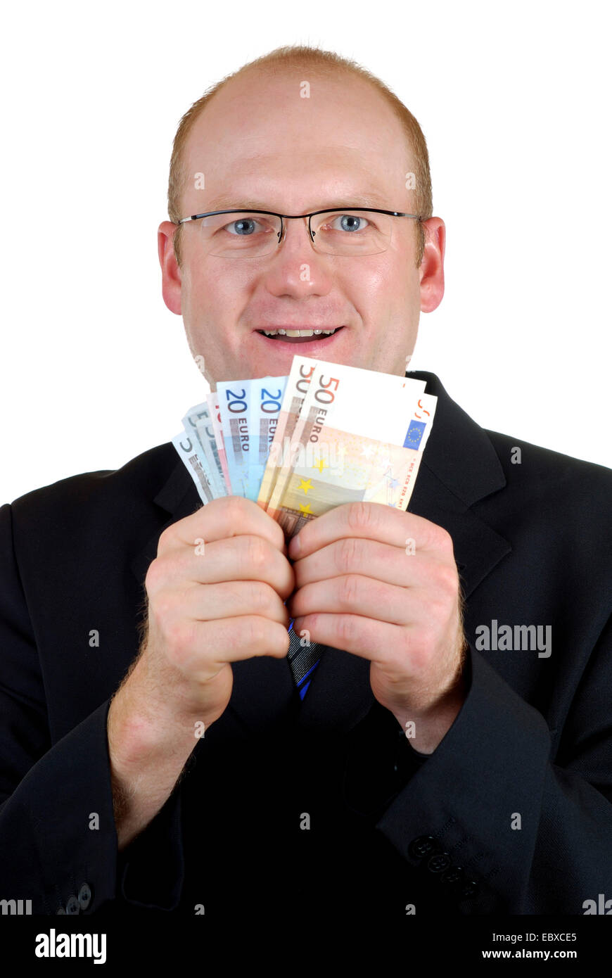 Man with euro hi-res stock photography and images - Alamy
