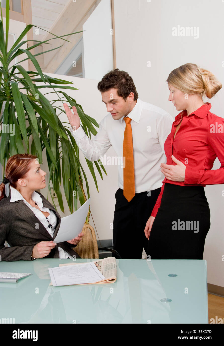 conflict in office Stock Photo - Alamy