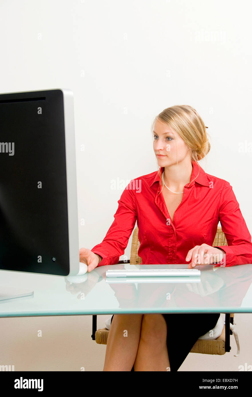 Secretary office work single hi-res stock photography and images - Alamy
