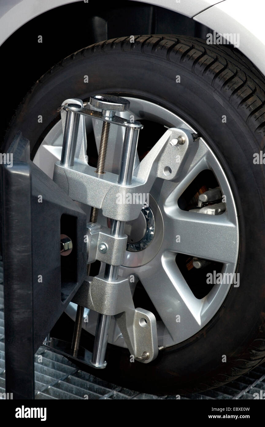 adjust trace of a car Stock Photo - Alamy