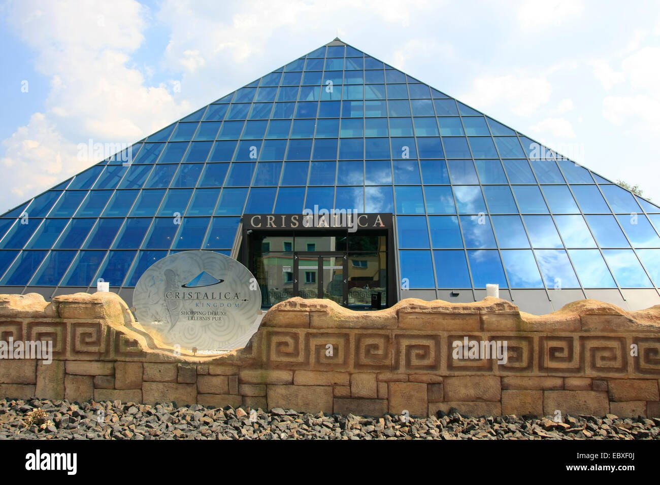 In a 20-meter-high glass pyramid on over 2,000 square meters, one can ...