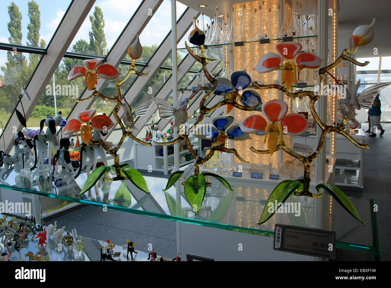 In a 20-meter-high glass pyramid on over 2,000 square meters, one can ...