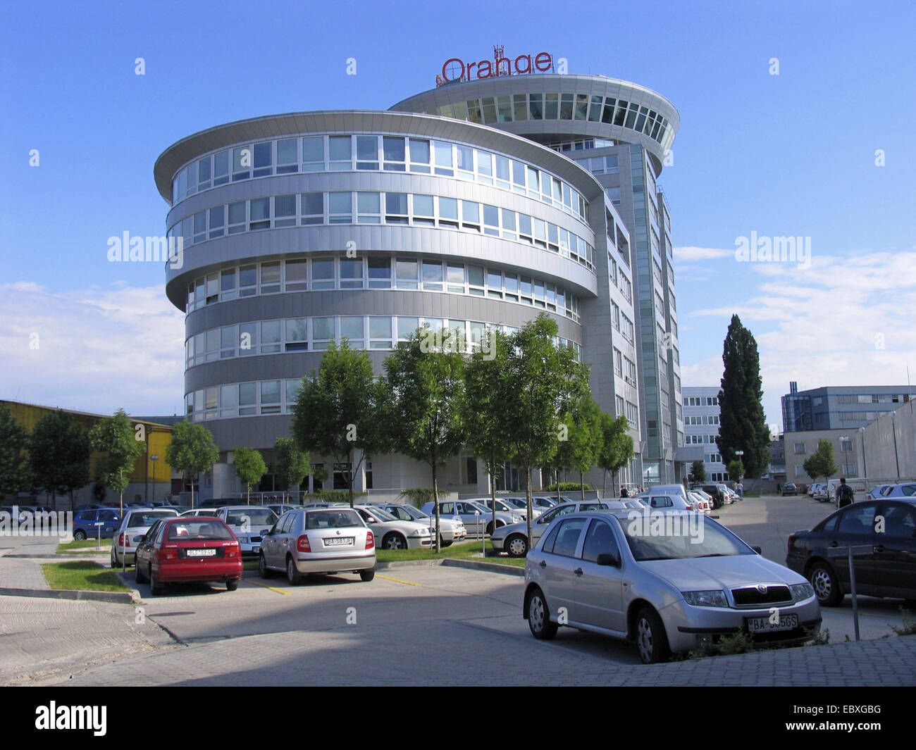 Slovakia, modern office building in Bratislava Stock Photo - Alamy