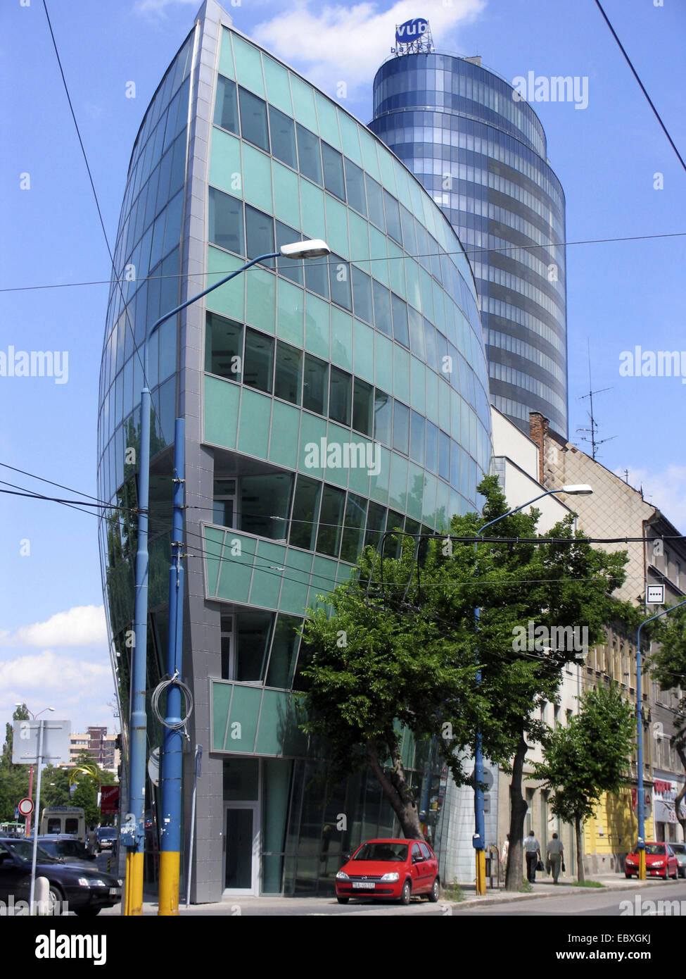 Slovakia, modern office building in Bratislava Stock Photo - Alamy