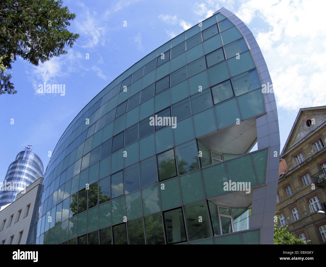 Slovakia, modern office building in Bratislava Stock Photo - Alamy