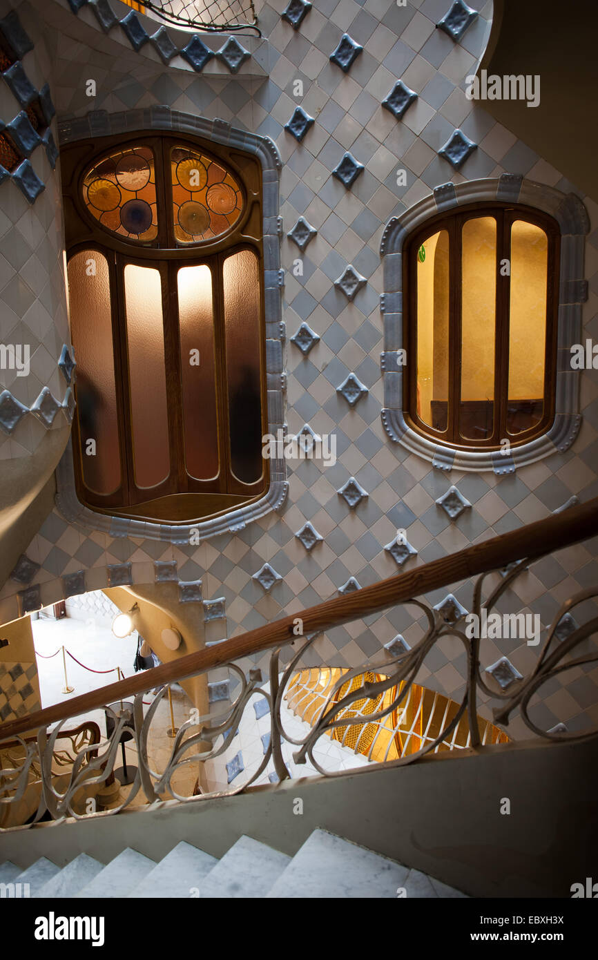 Stairs antoni gaudi hi-res stock photography and images - Alamy