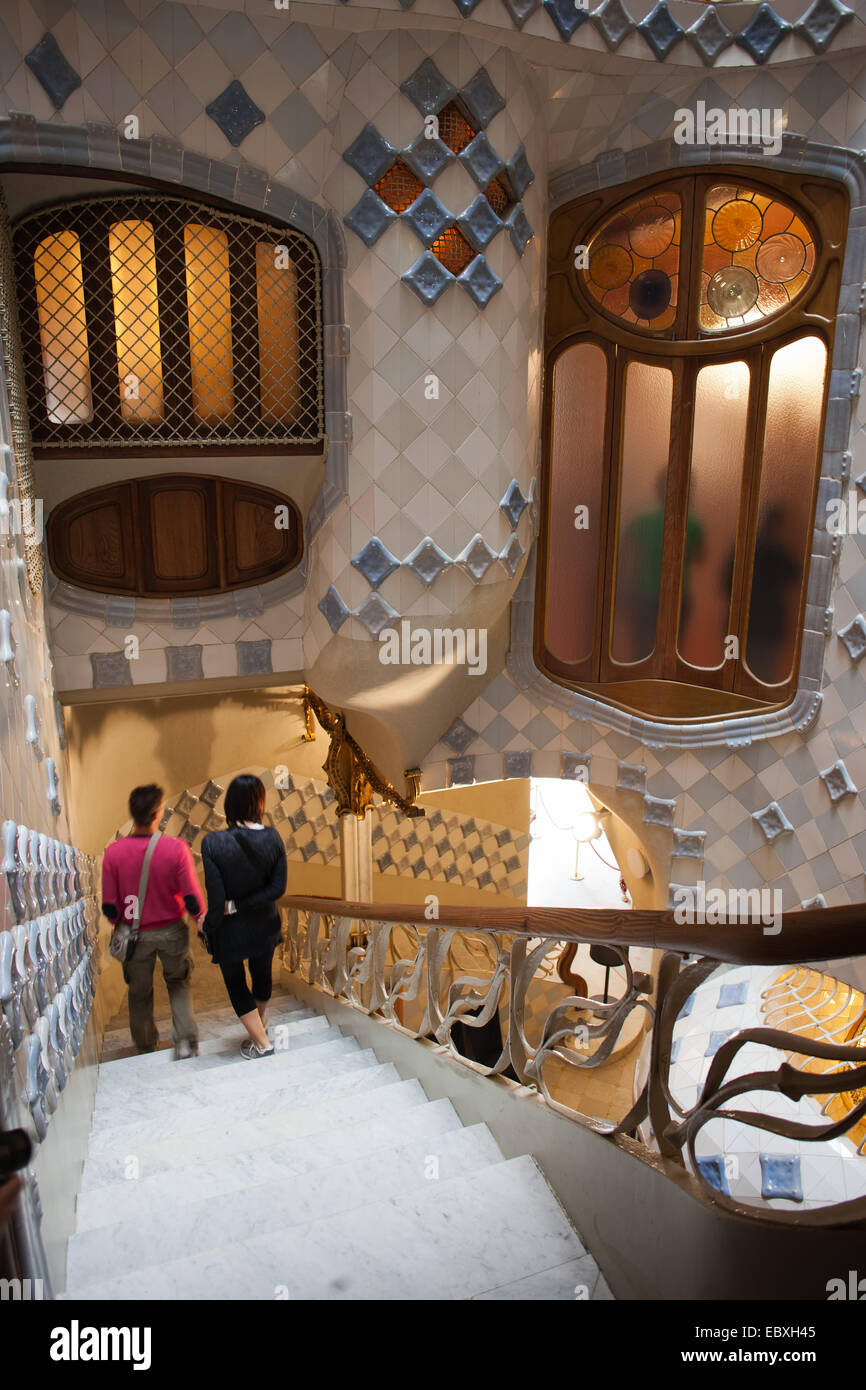 Stairs antoni gaudi hi-res stock photography and images - Alamy