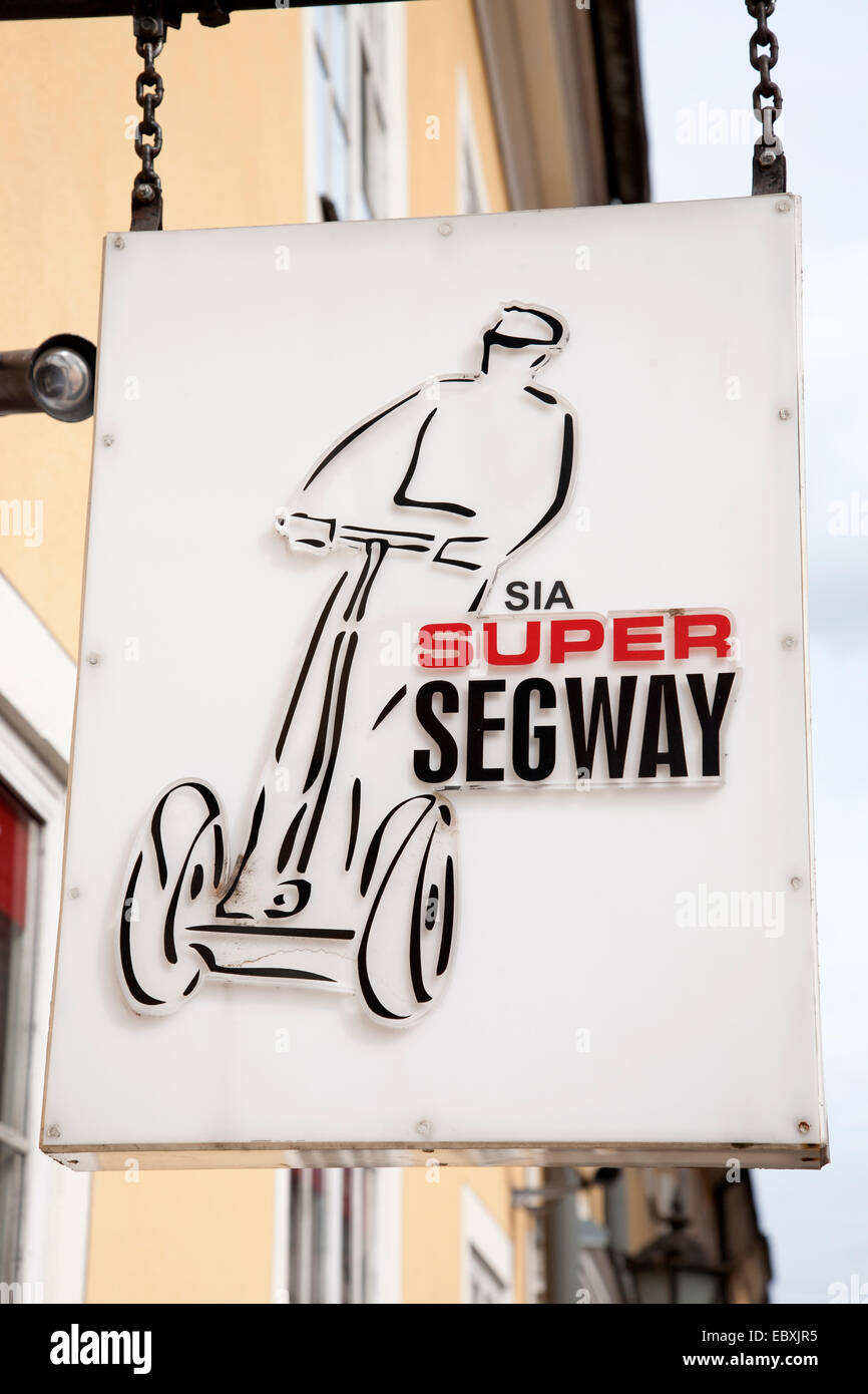 Sia Super Segway Sign, Riga, Latvia Stock Photo - Alamy