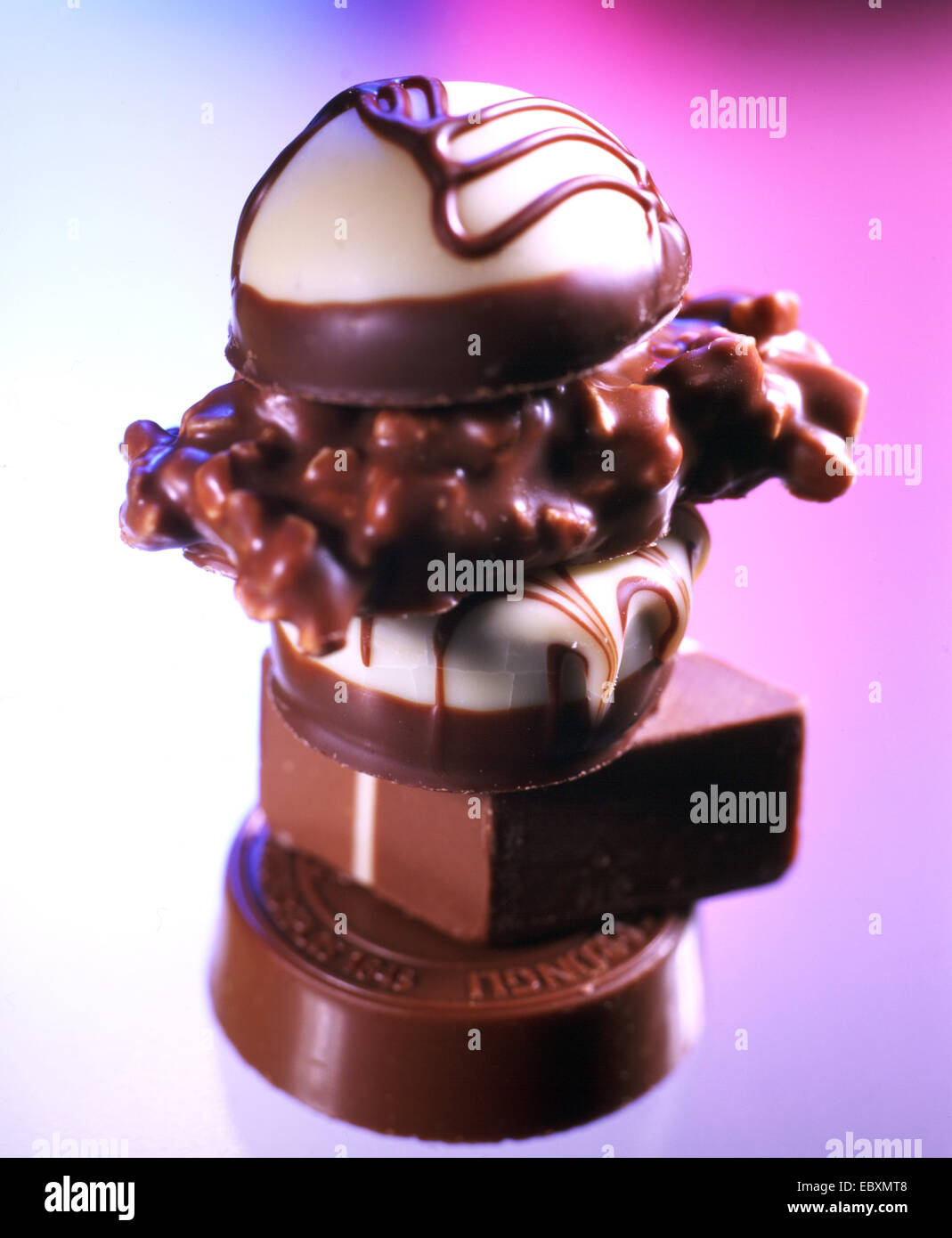 nutrition, sweets, pralines, chocolate Stock Photo - Alamy