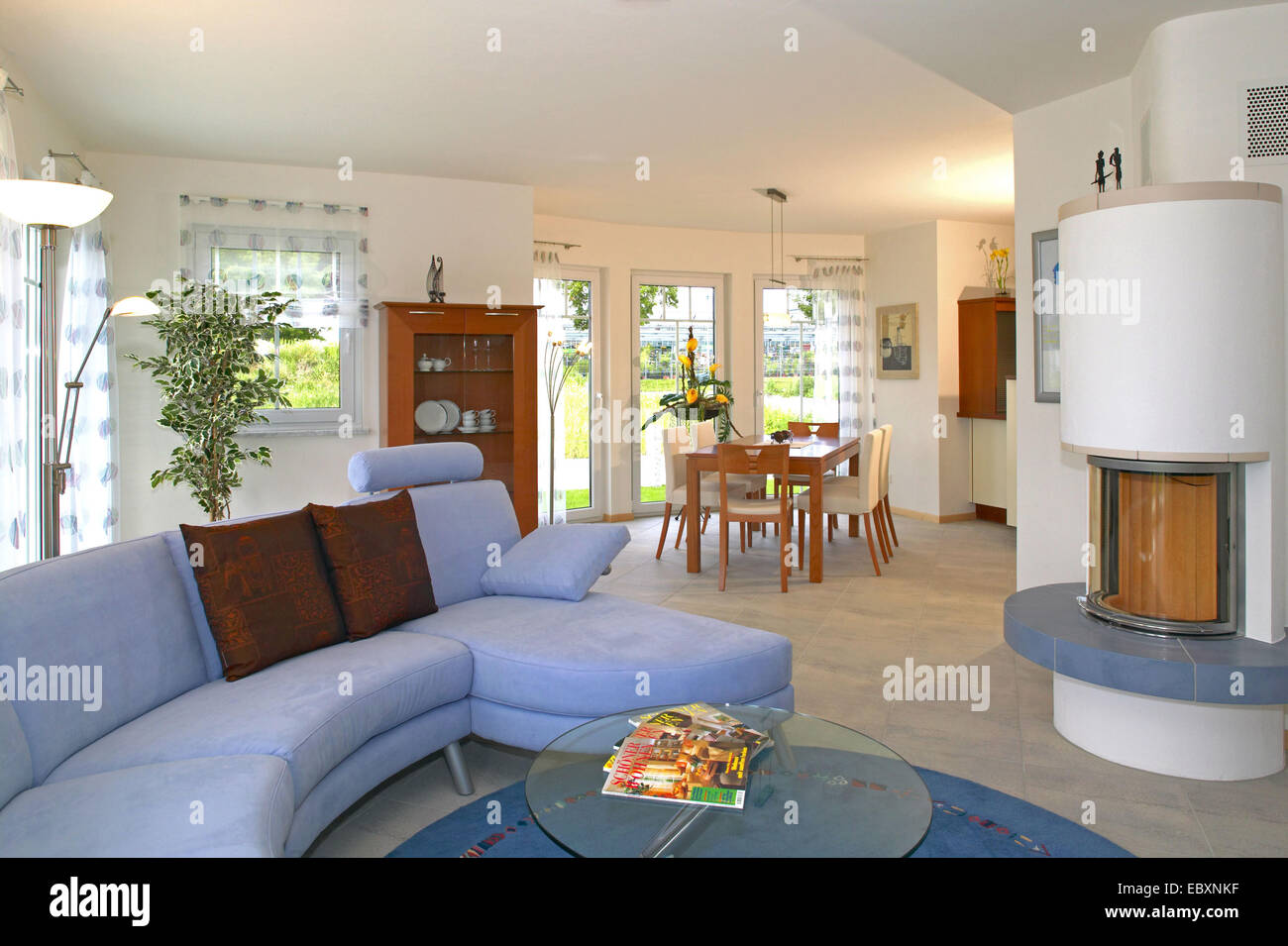 single family home inside, living room Stock Photo - Alamy