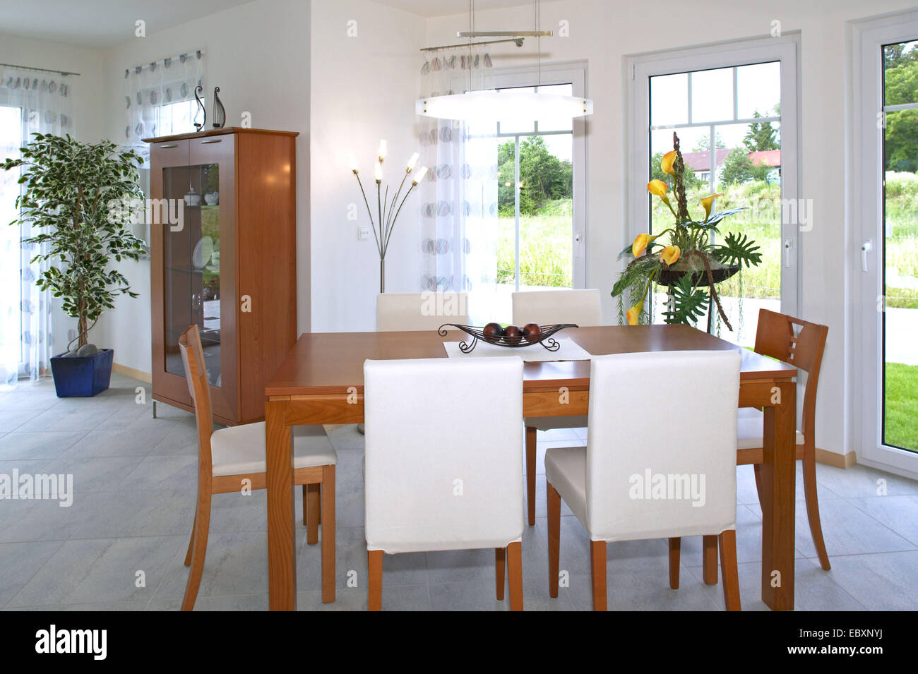 single family home inside, dining room Stock Photo - Alamy