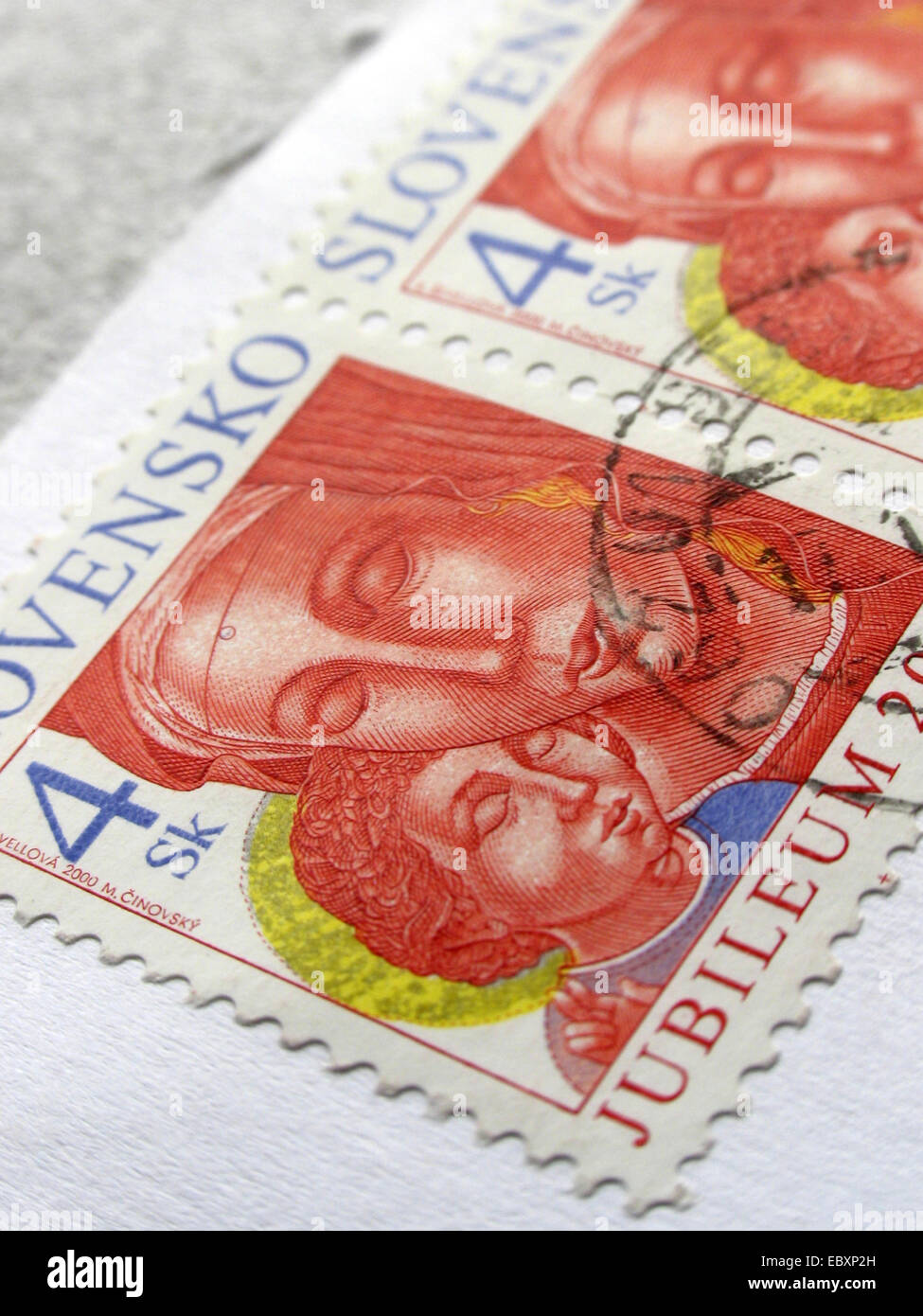 Slovakia stamp hi-res stock photography and images - Alamy