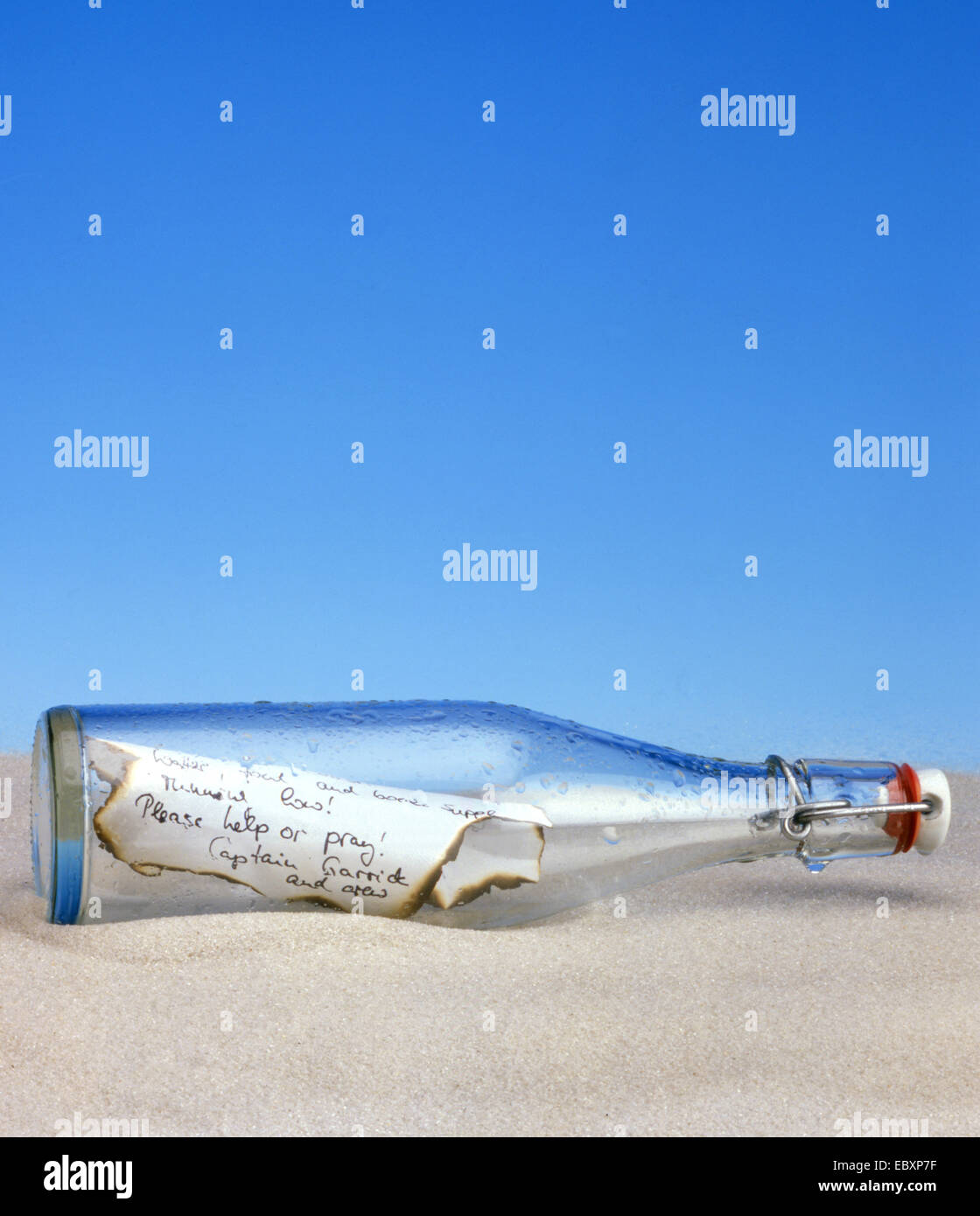 message in a bottle Stock Photo - Alamy