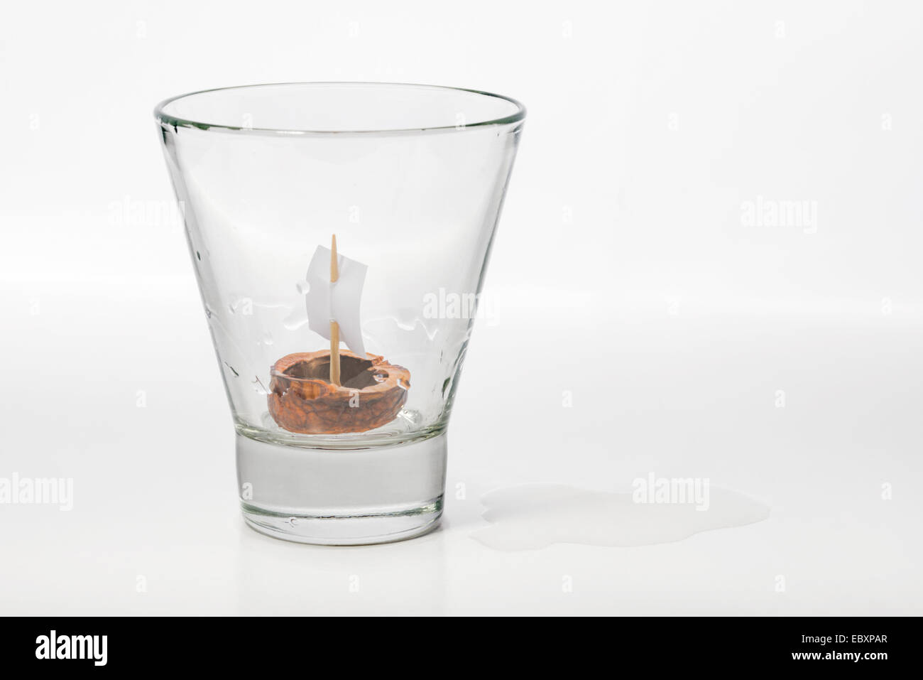 Walnut shell boat hi-res stock photography and images - Alamy