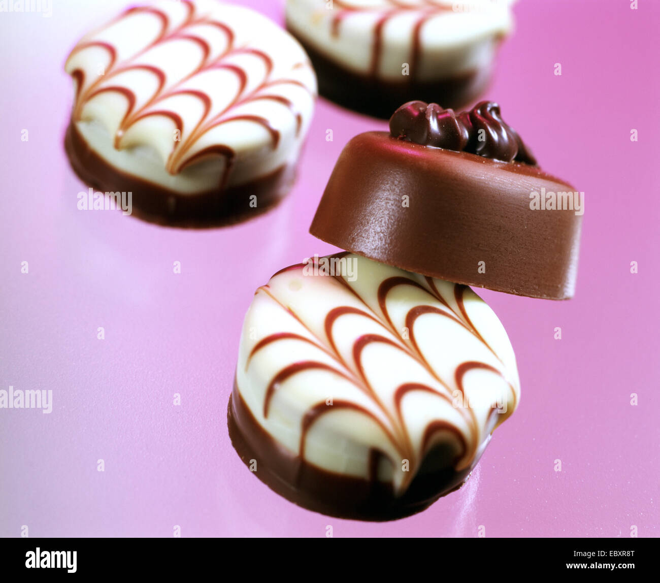 nutrition, sweets, pralines, chocolate Stock Photo - Alamy