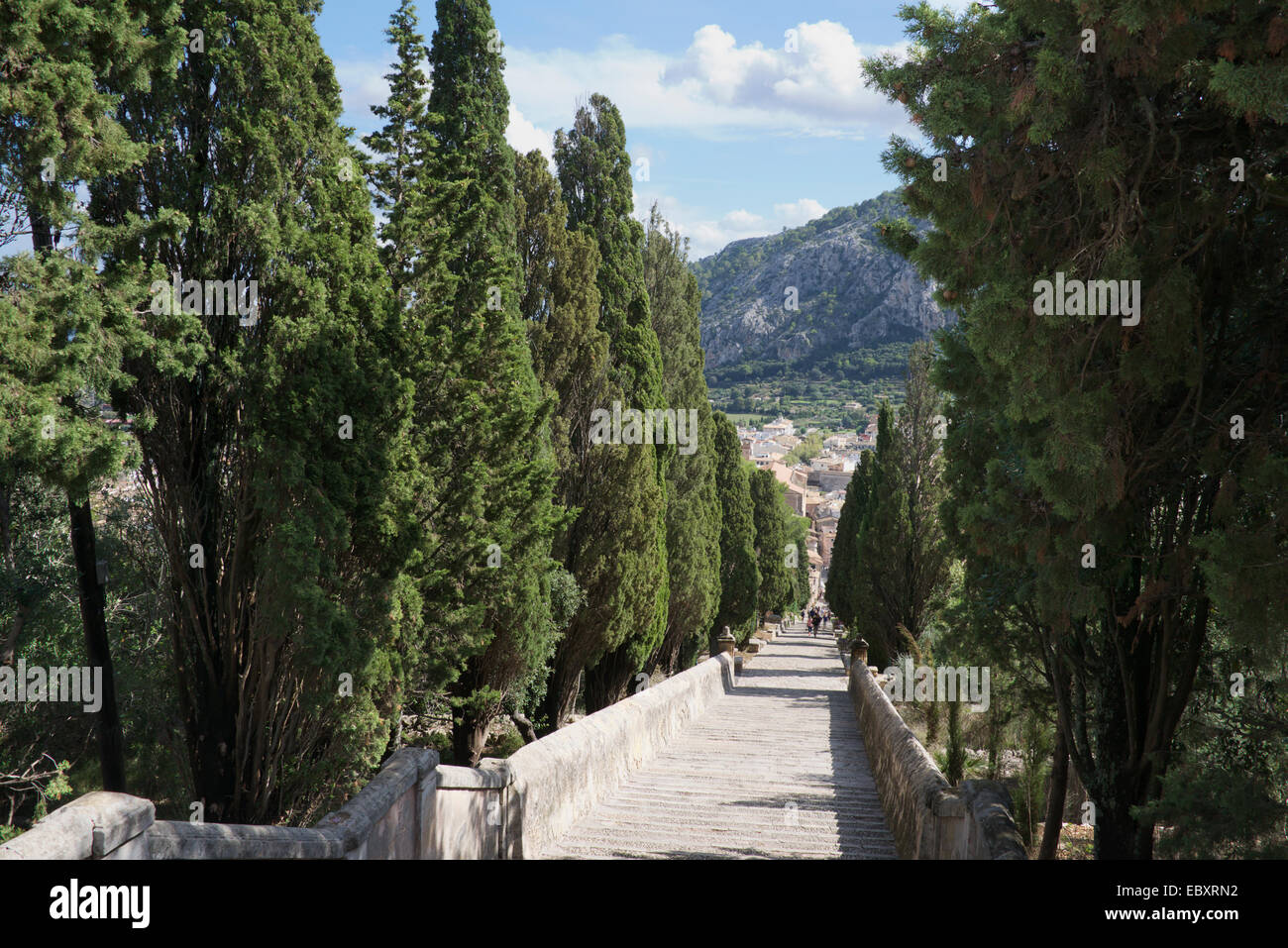 Mallorca pollenca steps hi-res stock photography and images - Alamy