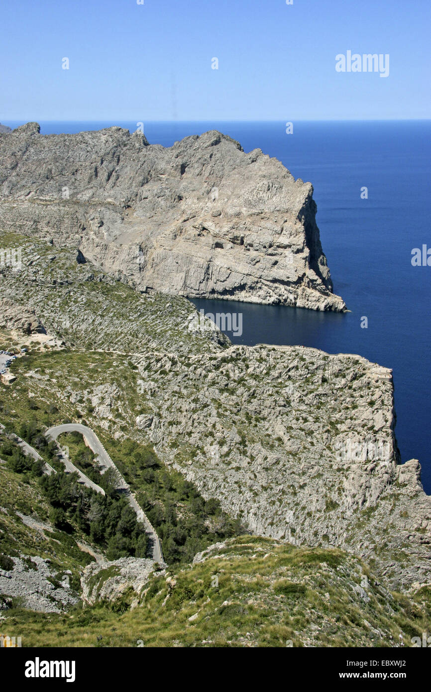 Mallorca, view from watchtower Albercutx Stock Photo - Alamy